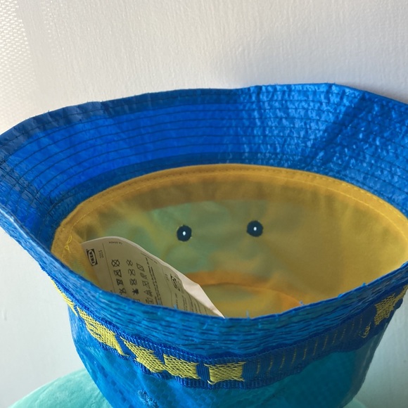 IKEA | Accessories | Ikea Limited Edition Knorva Bucket Hat Blue Logo ...